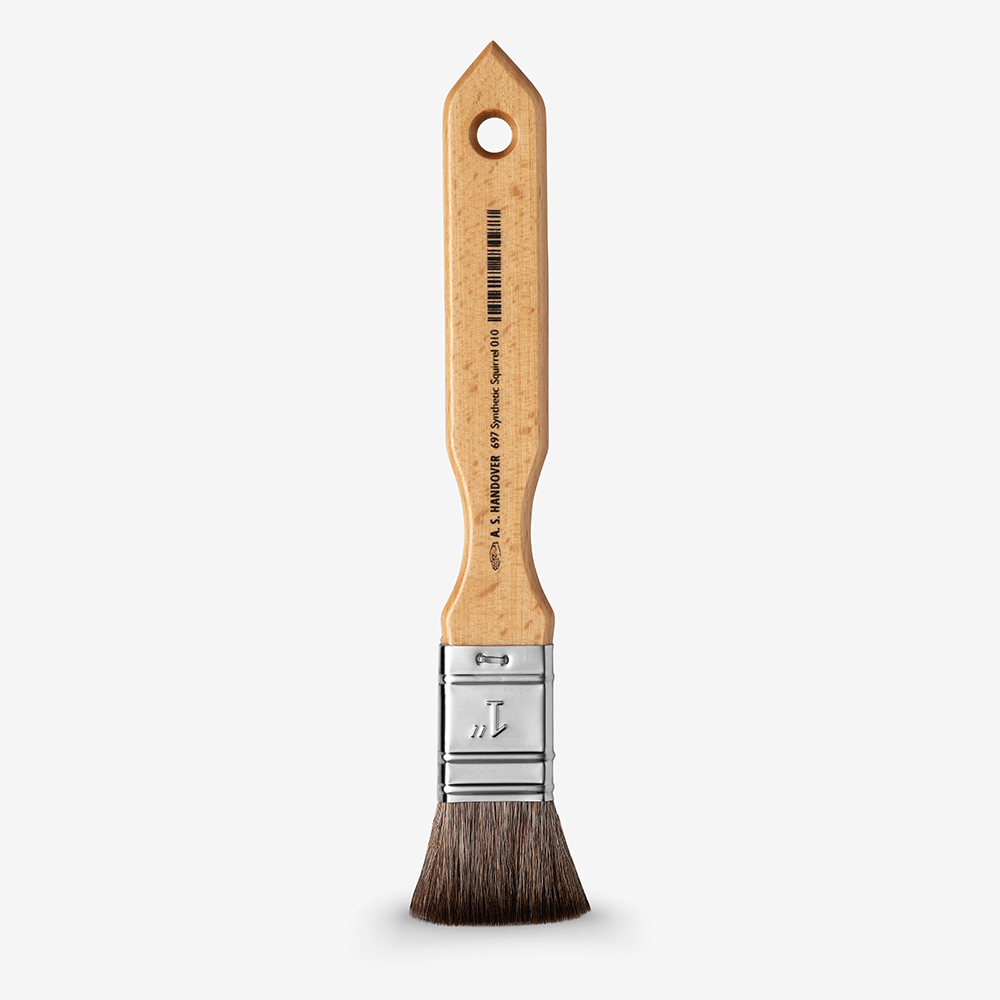 Handover : Flat Synthetic Squirrel Hair Brush : 1 in