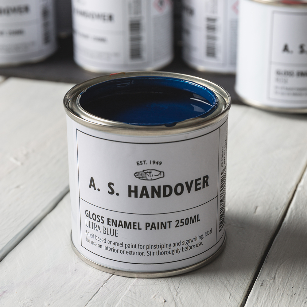 Handover : Signwriting & Pinstriping Enamel : Gloss : Ultra Blue : 250ml