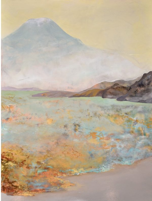 Nancy Reyner: Gold leaf with Acrylic - Handover