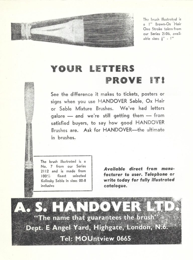 Quality Over Quantity: 75 Years of A.S. Handover - Handover
