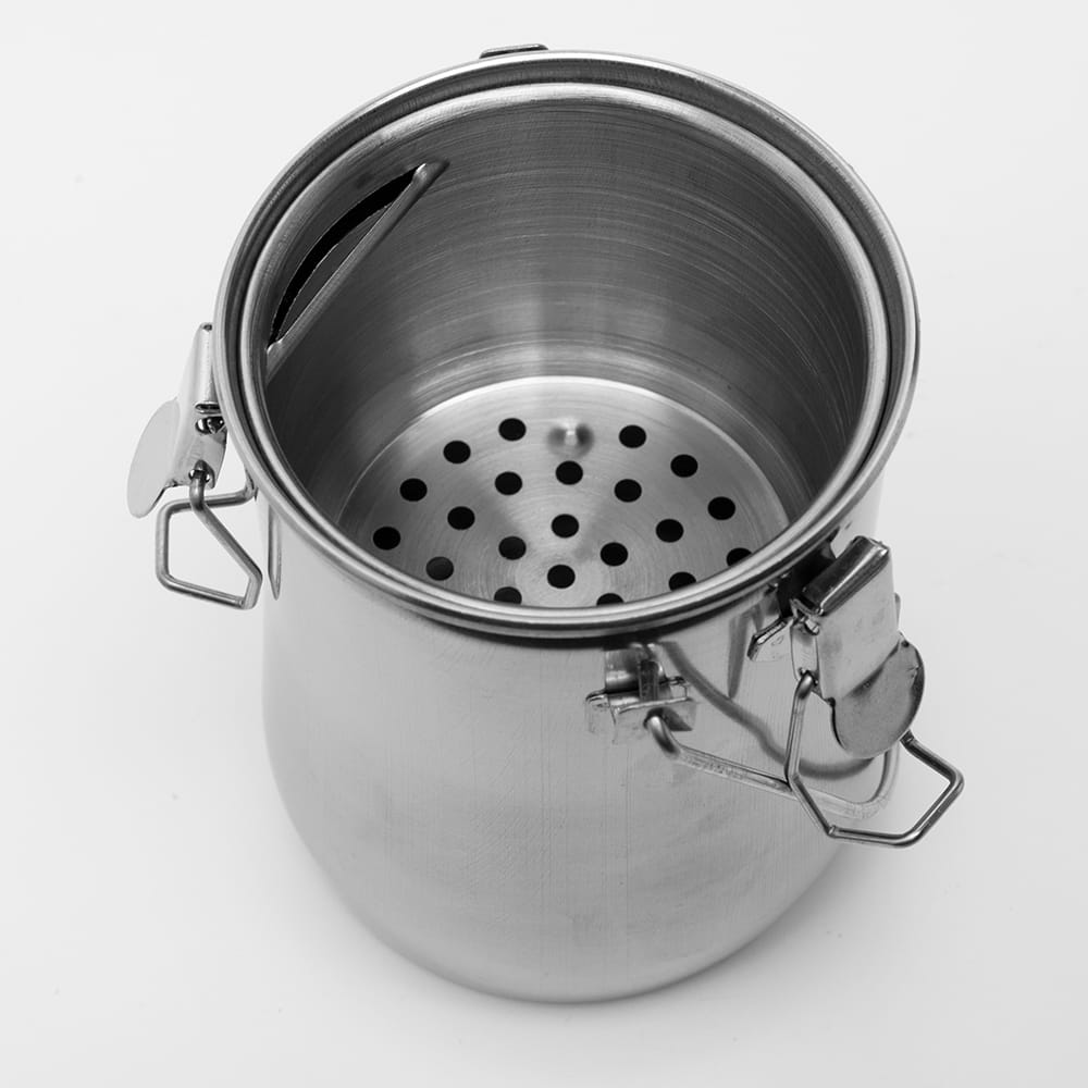 Studio Essentials : Airtight Brush Washer : Steel : 9cm Diameter - Handover
